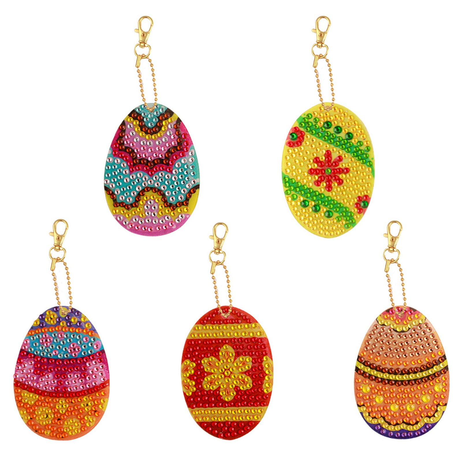 HJQEQVD Easter Diamond Painting Keychain Diy Diamond Painting Kit ...