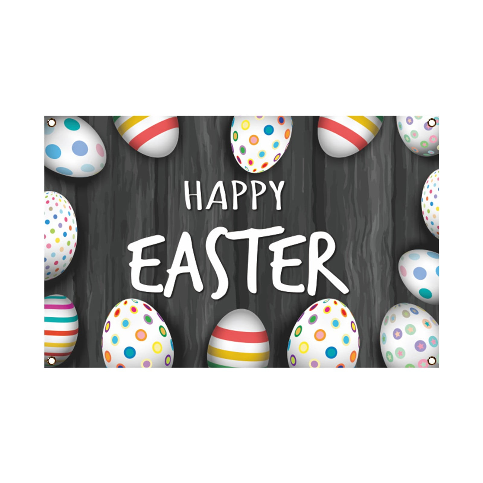 HJQEQVD Eggs Happy Easter Flag Outdoor Garden Flag for Outside Funny ...