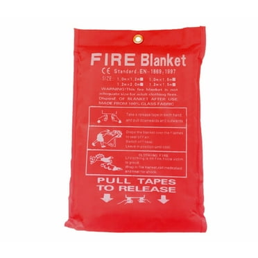 Gofire Fire Blanket - 39x39 inches Fiberglass Safety Blanket for ...