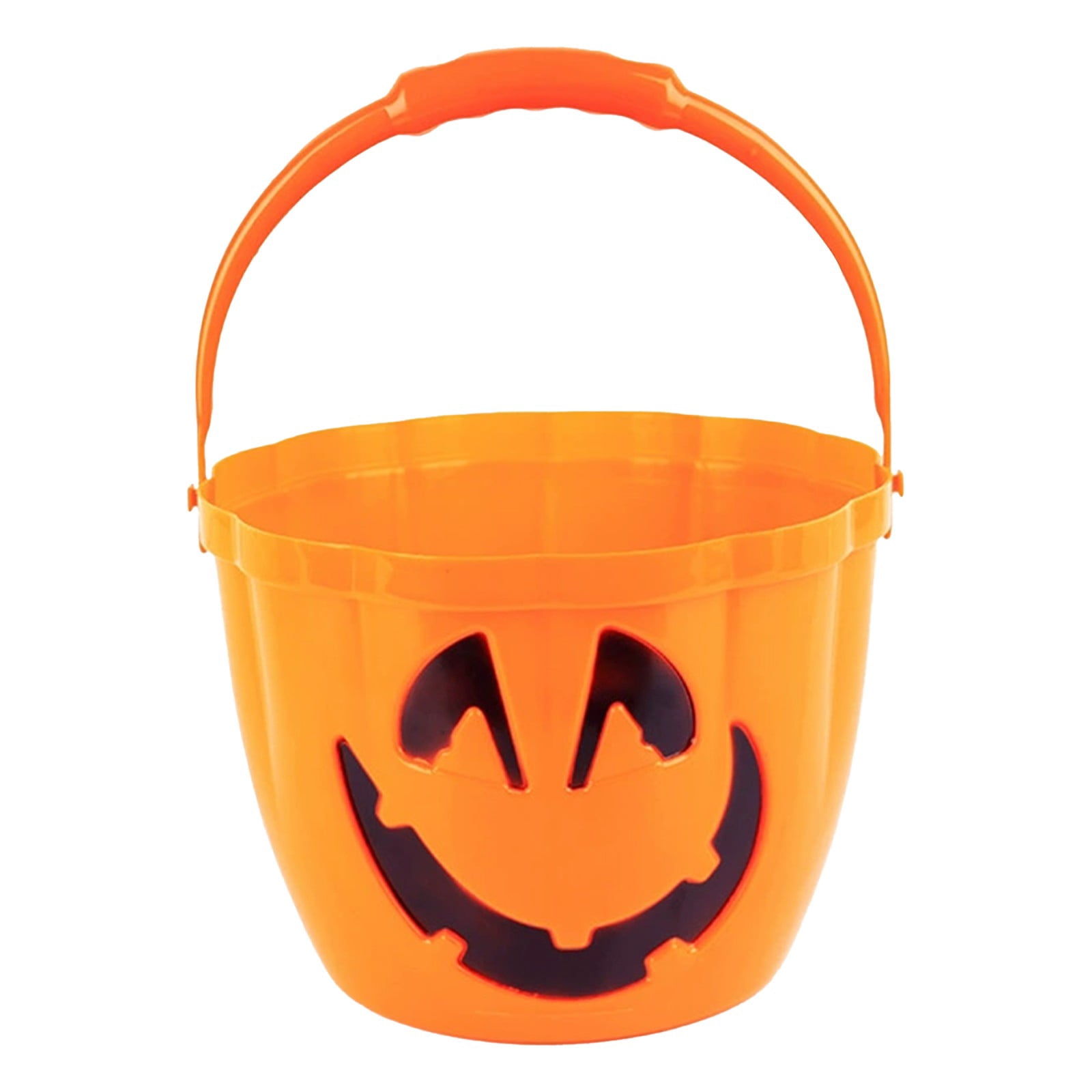 HJQEQVD Halloween Pumpkin Bucket, 11.5 inch Large Pumpkin Bucket ...