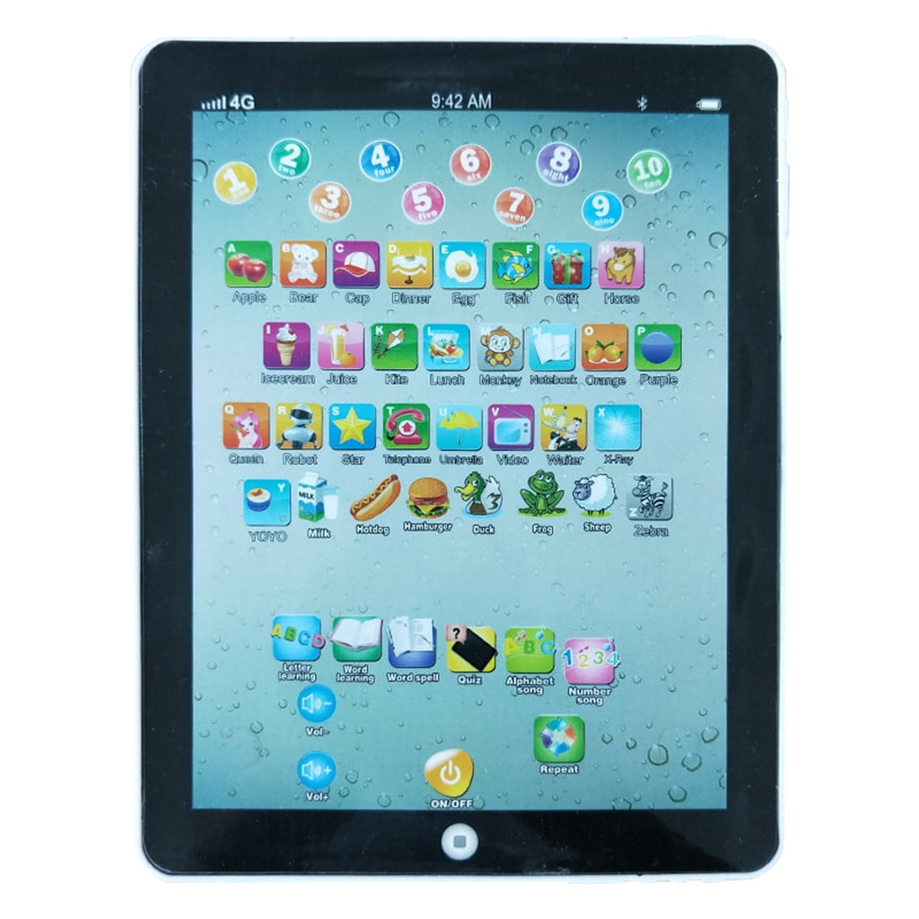 HJQEQVD Kids Tablet -Learning Pad,with 6 Games to Learn Music/Words ...