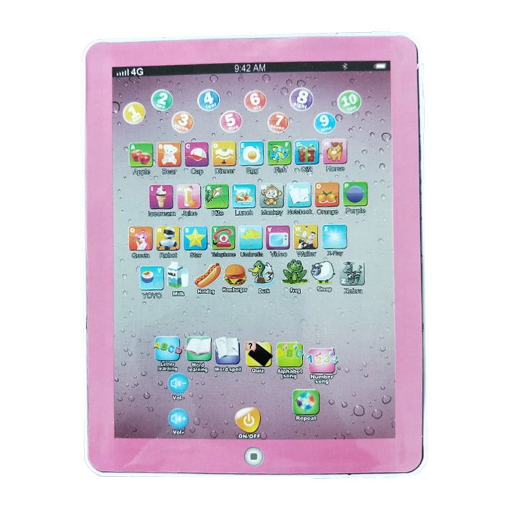 HJQEQVD Kids Tablet -Learning Pad,with 6 Games to Learn Music/Words ...