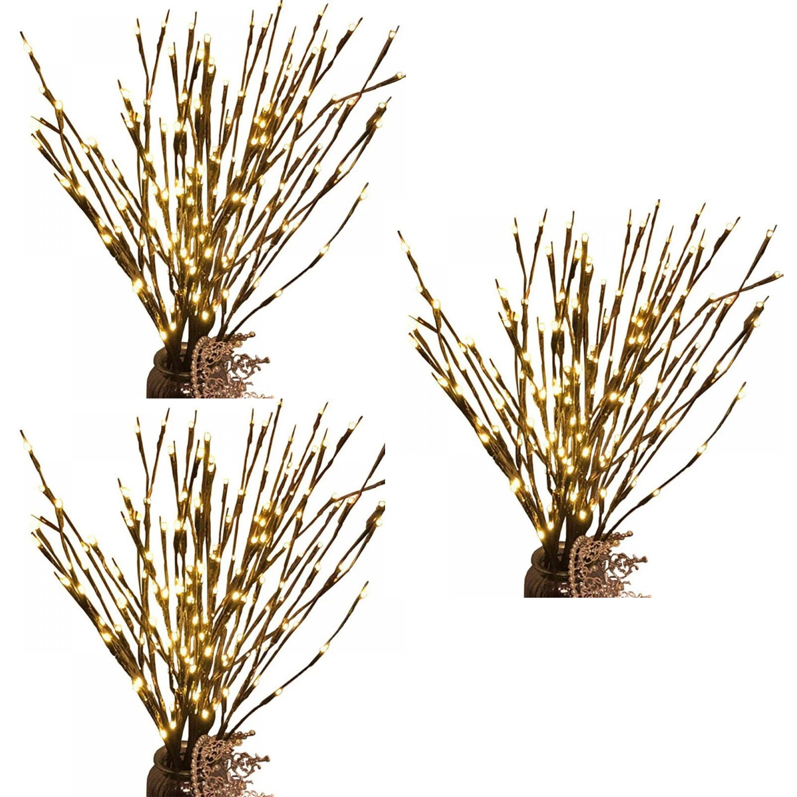 HJQEQVD Lighted Branches for Vases Lighted Willow Branches 60 Led Twig ...