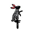 HJQEQVD Metal Bunny Garden Decor Rabbit Silhouette Yard Decor for ...