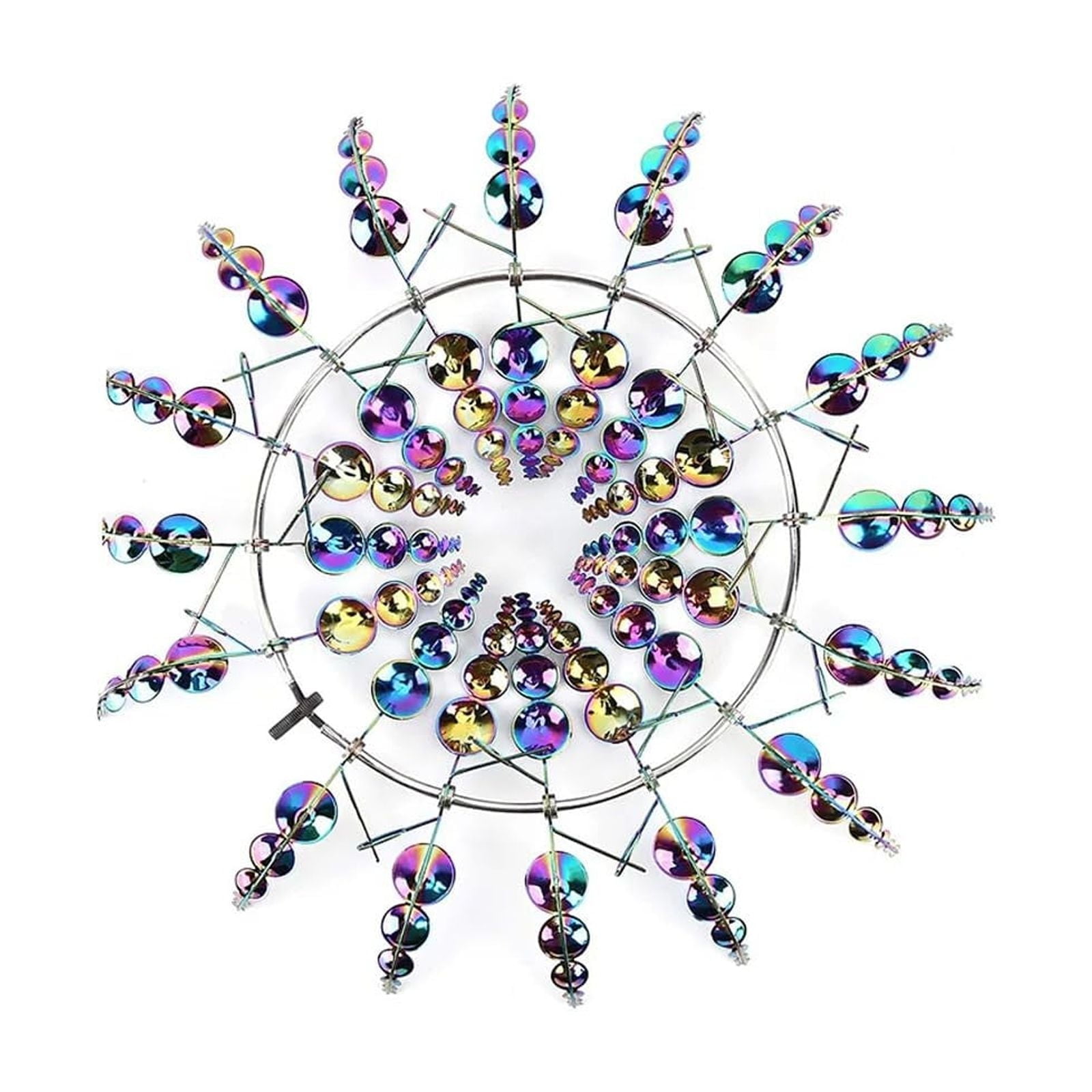 HJQEQVD Metal Windmill Garden Decorations Kinetic Wind Spinners with ...