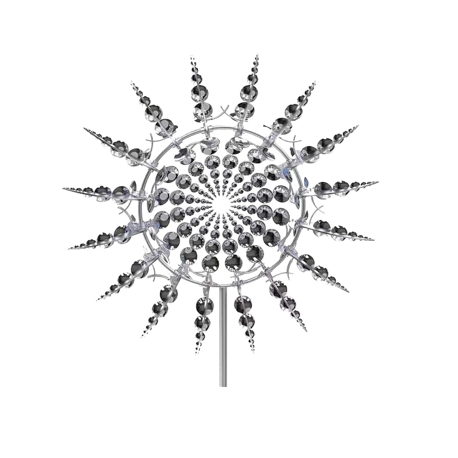 HJQEQVD Metal Windmill Garden Decorations Kinetic Wind Spinners with ...