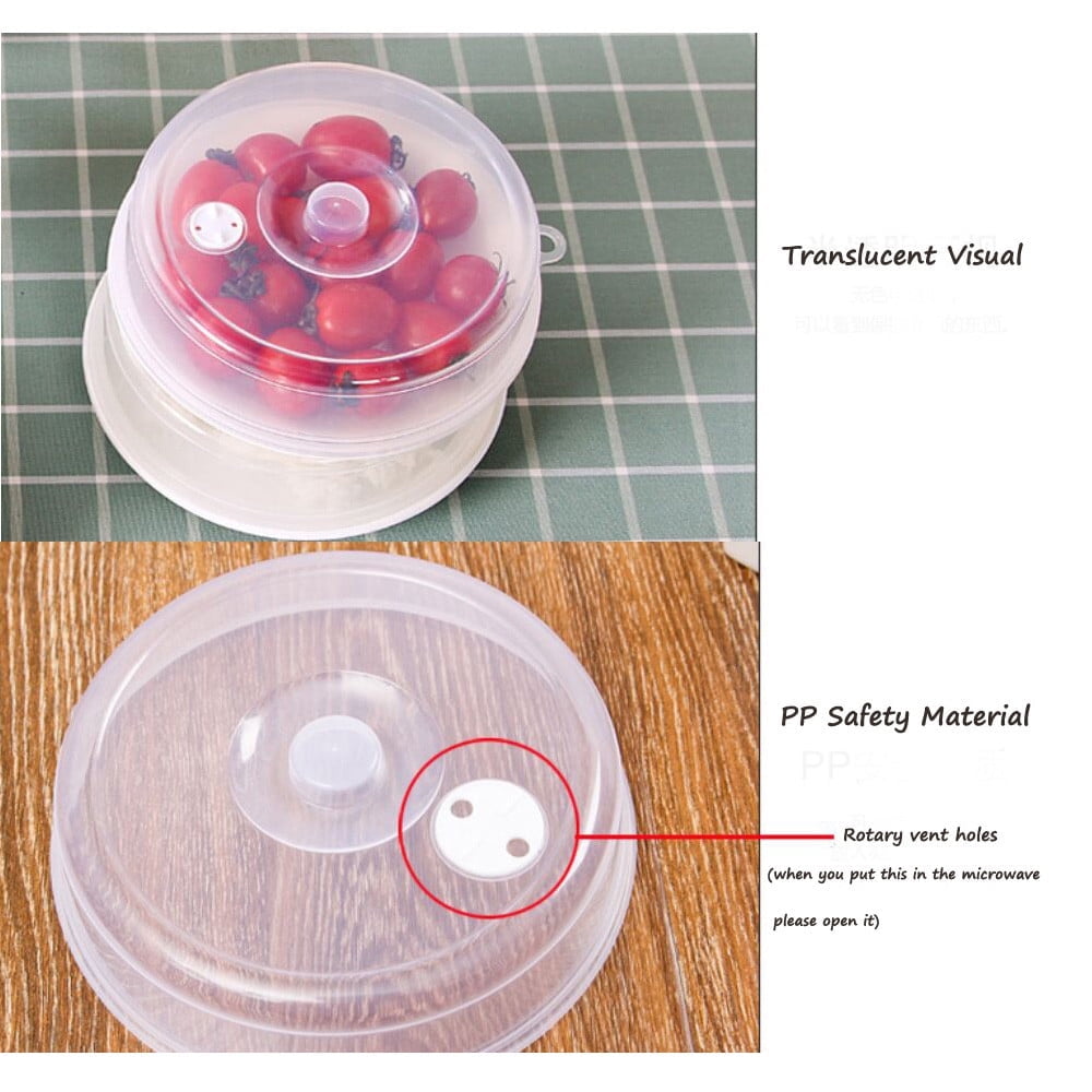 HJQEQVD Microwave Splash Cover - Heat-Resistant Oil Cap for Food ...