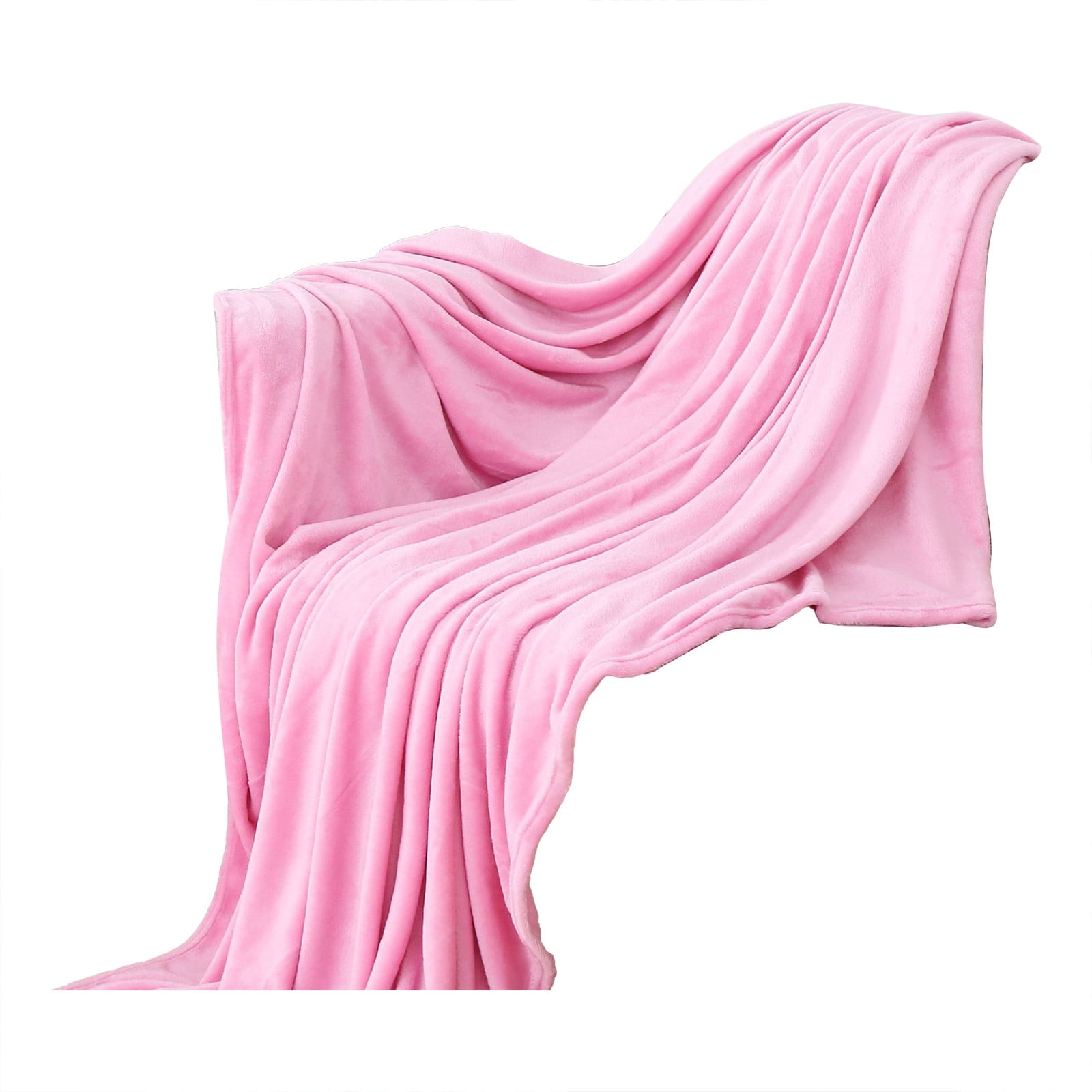 HJQEQVD Minky Blankets Solid Color Blanket Flannel Blanket Coral ...