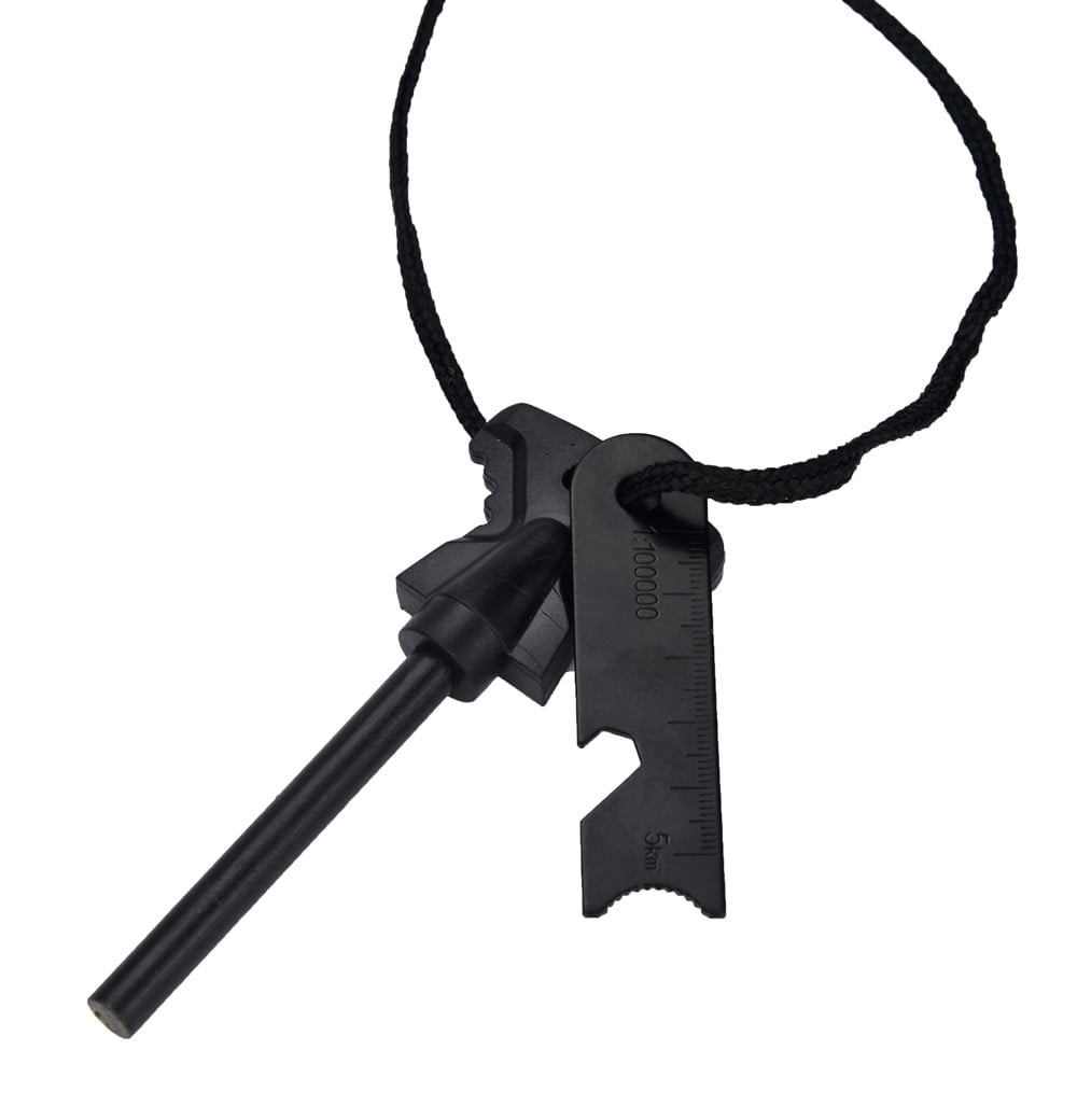 HJQEQVD Outdoor Survival Magnesium Flints Scraper Stone Fire Starter ...
