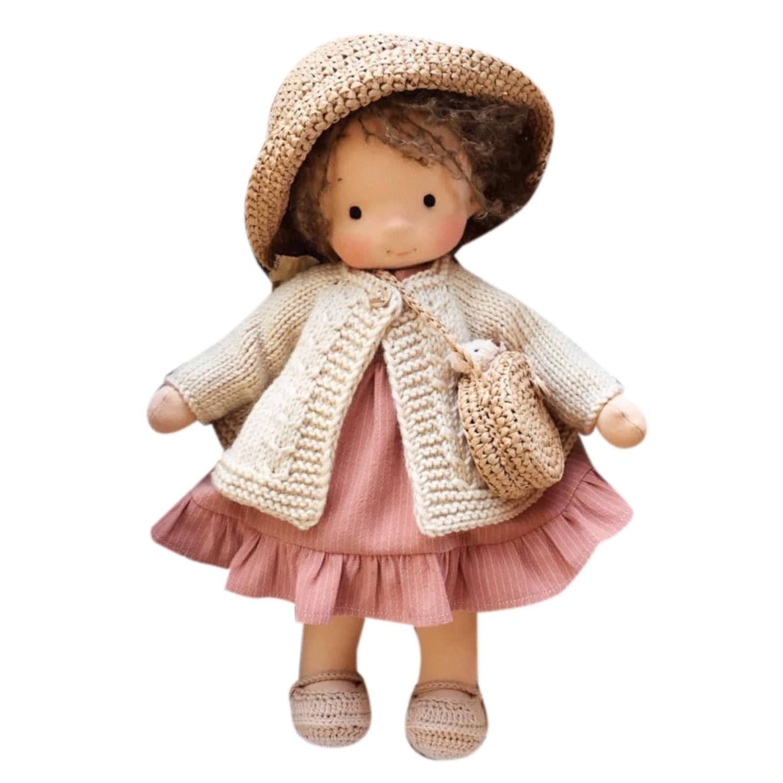 HJQEQVD Rag Dolls for Girls Soft Plush Rag Doll Handmade Doll Handmade ...