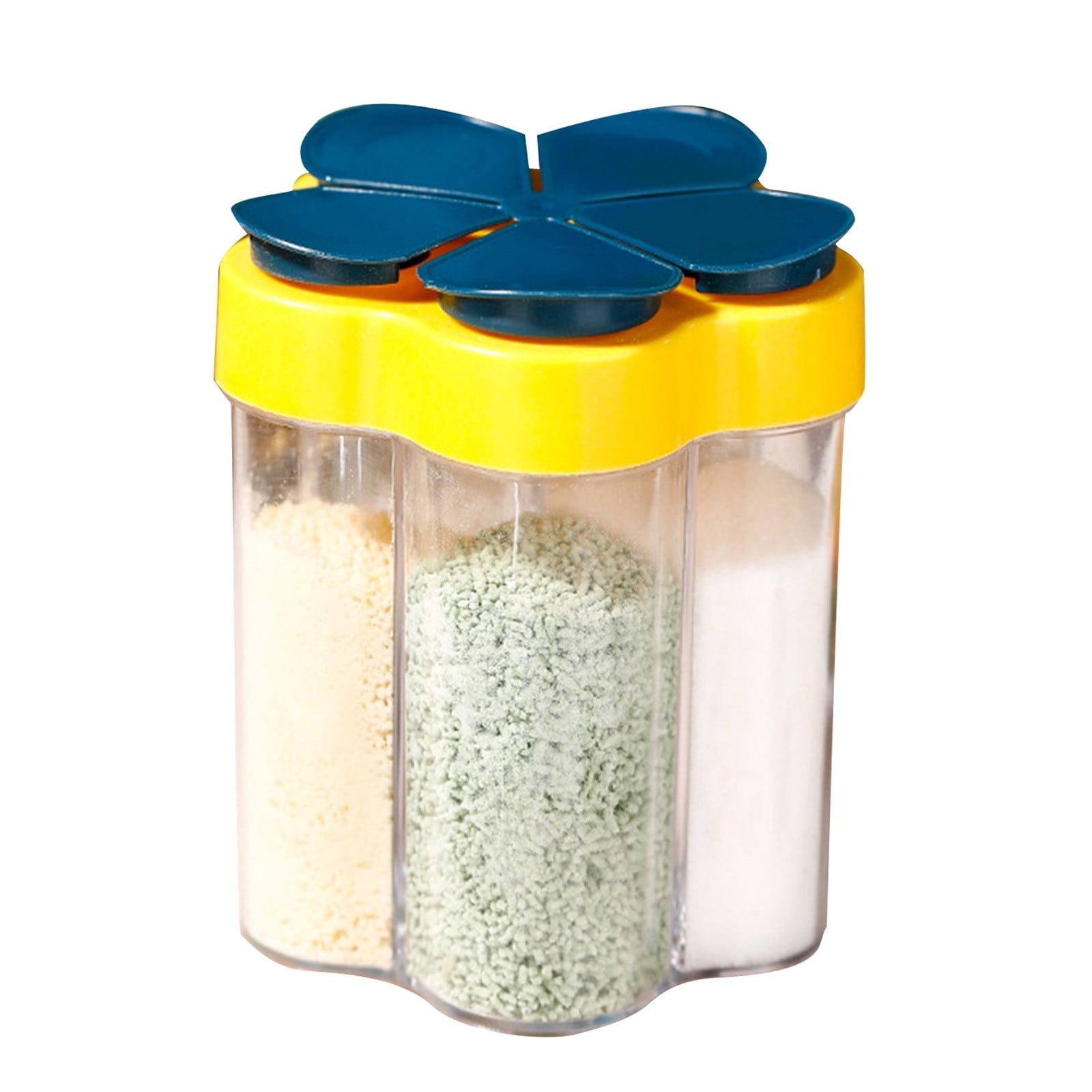 HJQEQVD Salt Shakers Plastic Salt and Pepper Shakers with Lids Five In ...