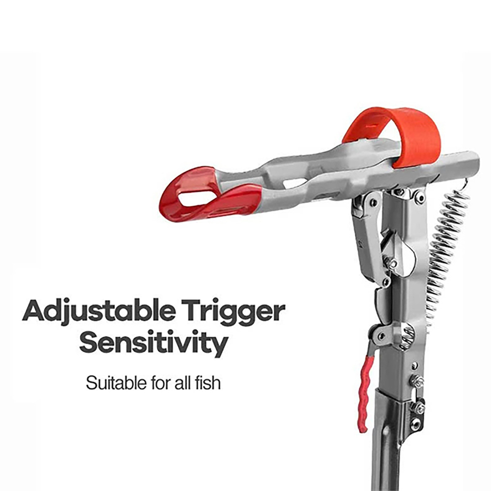 HJQEQVD Spring Automatic Action Fishing Rod Pole Holder Shore Bank Fish ...