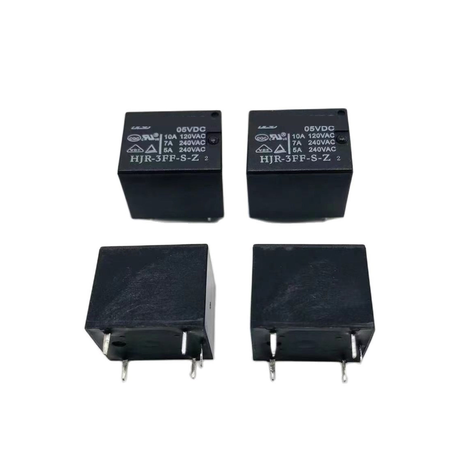 HJR-3FF-S-Z 12VDC 5VDC/24VDC set of 5-foot power relays - Walmart.com