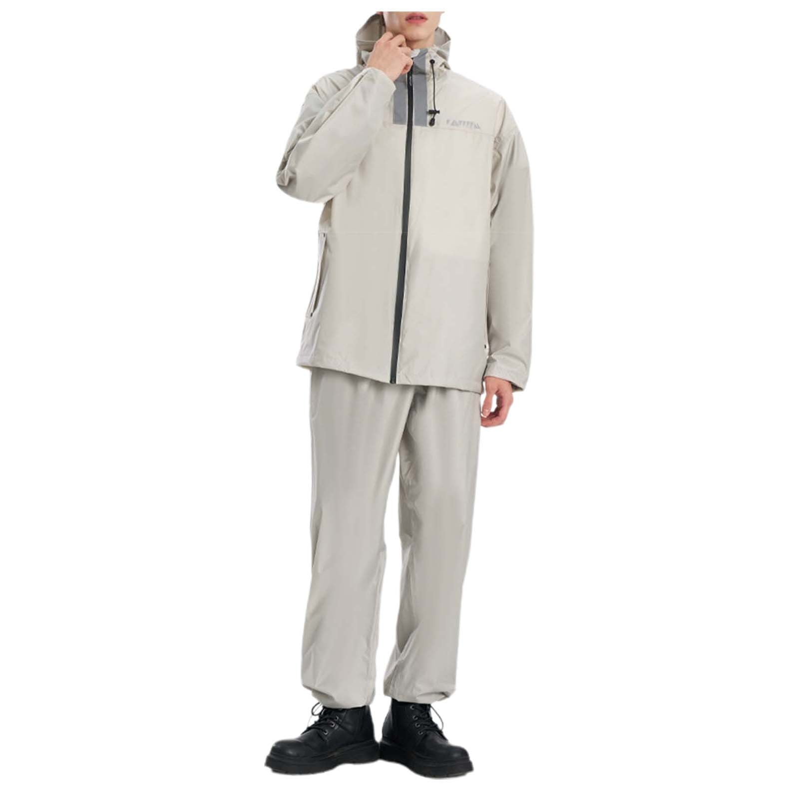 HJYCHN Women Outfit Cycling Rain Suit Full Body Separates with Jacket ...