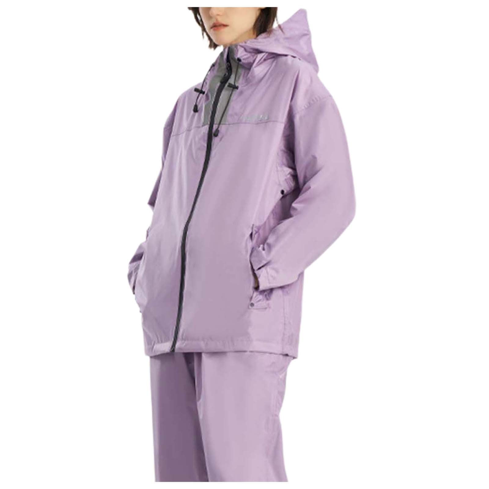 HJYCHN Women Outfit Cycling Rain Suit Full Body Separates with Jacket ...
