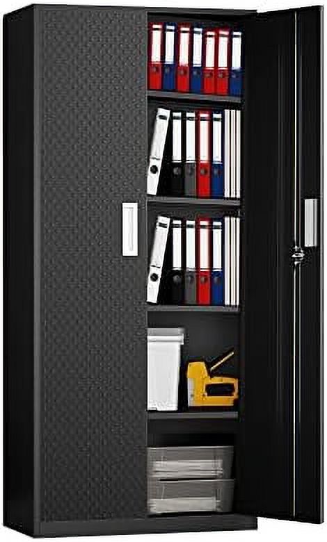 HJZBNONE Cabinets Locker for Home Office 71" Garage Cabinet with ...