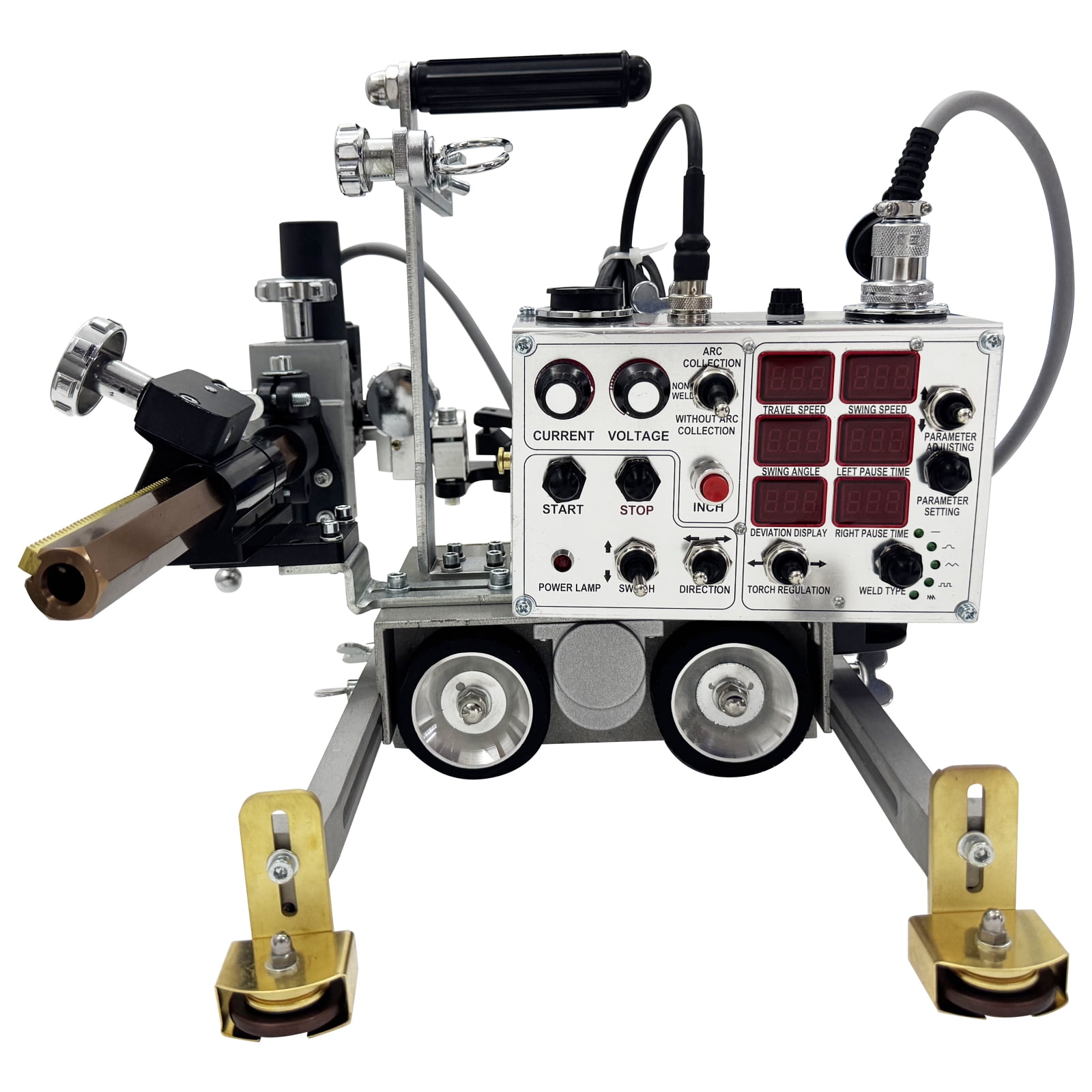 HK-8SS-W Portable Automatic Welding Carriage Swing Type Magnetic Fillet ...