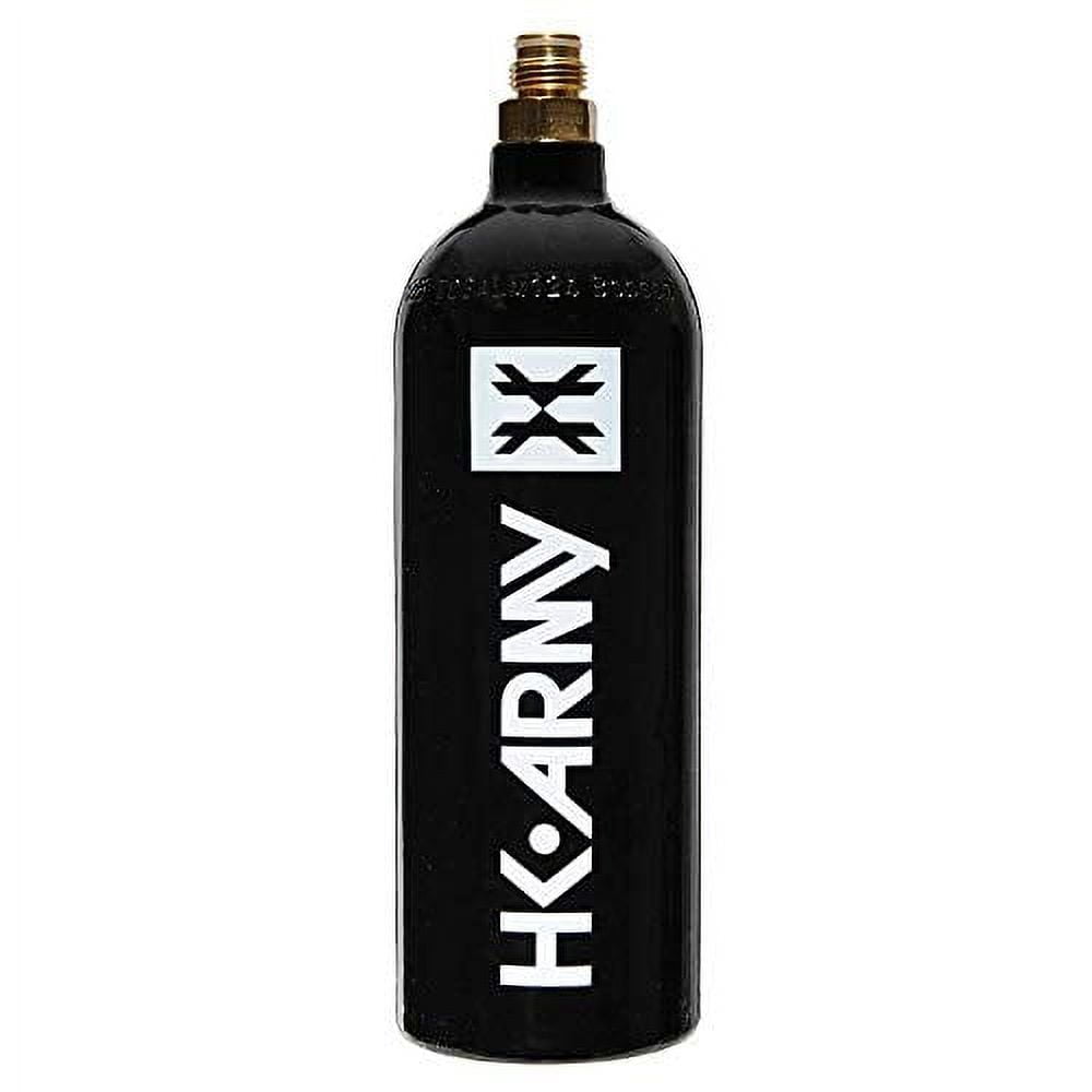 HK Army CO2 Air Tank - 20oz Aluminum Black for Paintball Markers ...
