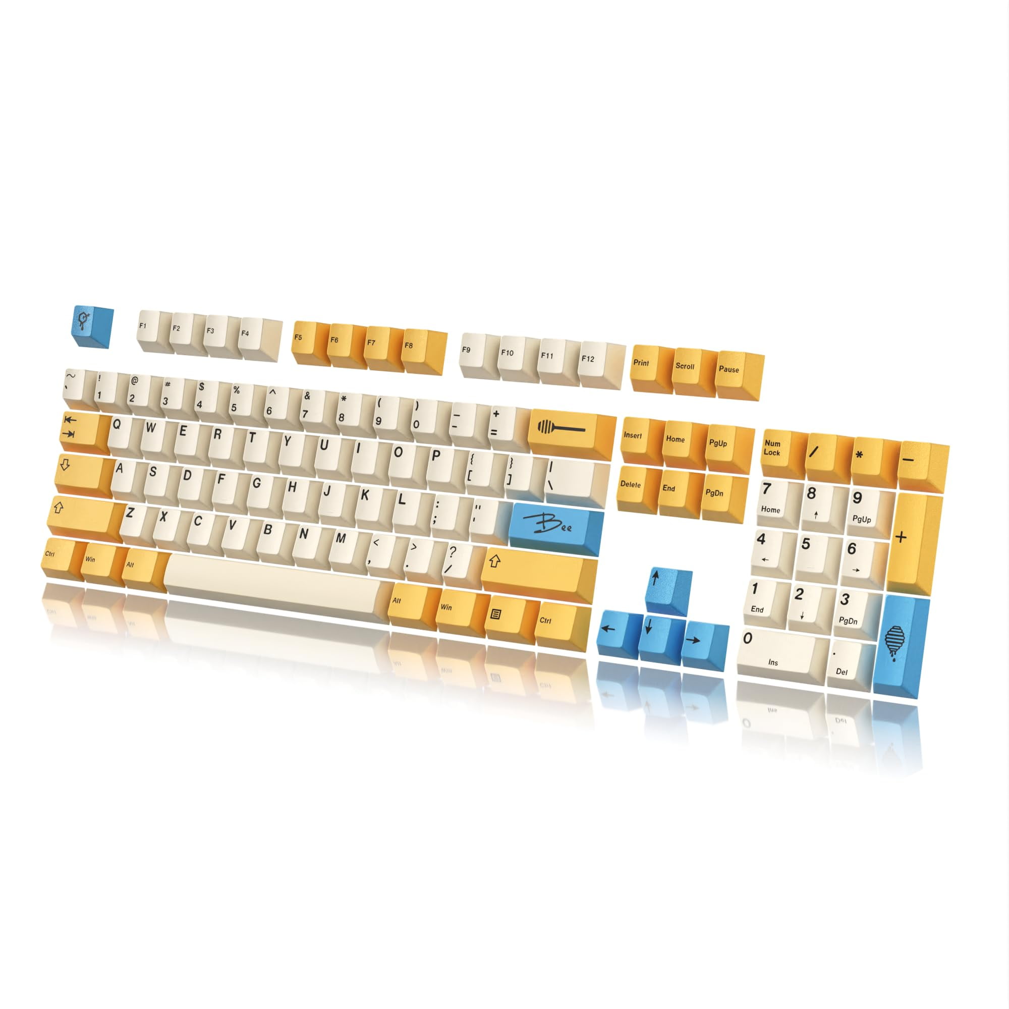 HK GAMING Custom Keycaps | Dye Sublimation PBT Keycap Set for ...