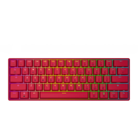 HK GAMING GK61s Mechanical Gaming Keyboard - 61 Keys RGB LED Backlit ...