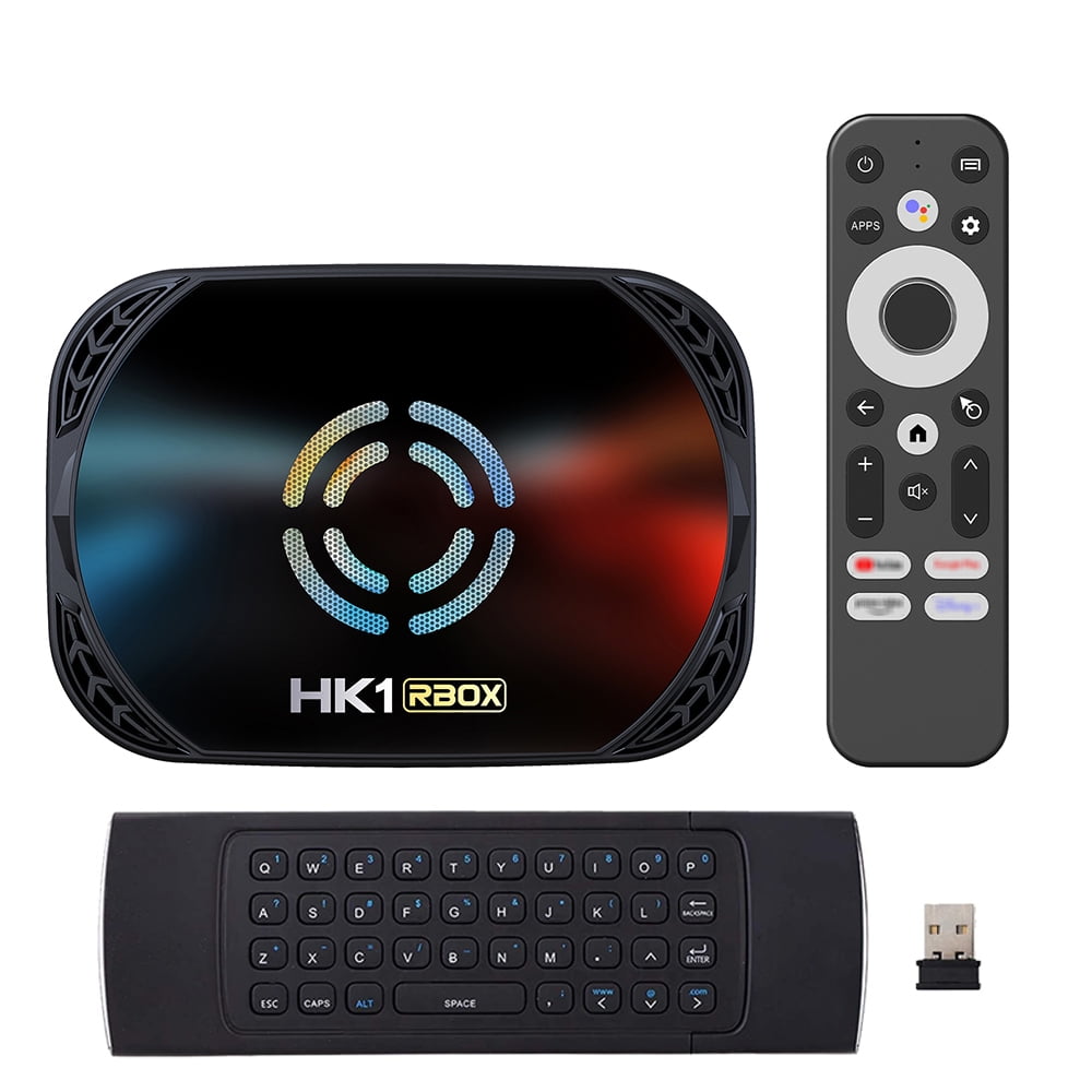 HK1 RBOX Android 14.0 TV Box 64bit 4GB RAM 128GB ROM Amlogic S905A ARM G310 V2 1000M Ethernet ...