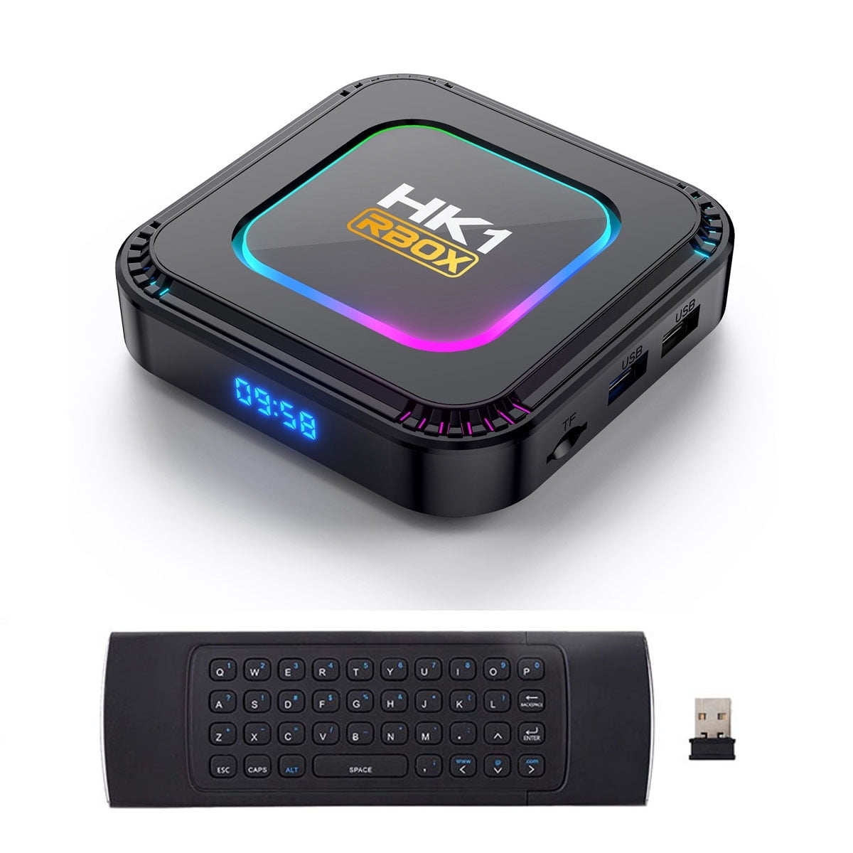 HK1 RBOX Quad Core RAM 4GB ROM 128GB Dual WiFi 2.4G/5.8G BT4.2 4K AV1 ...