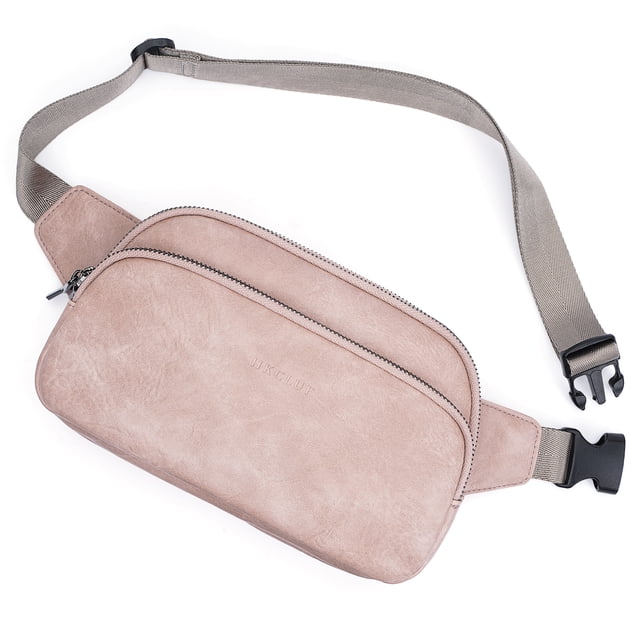HKCLUF Belt Bag for Women Vegan Leather Mini Belt Bag With Adjustable ...