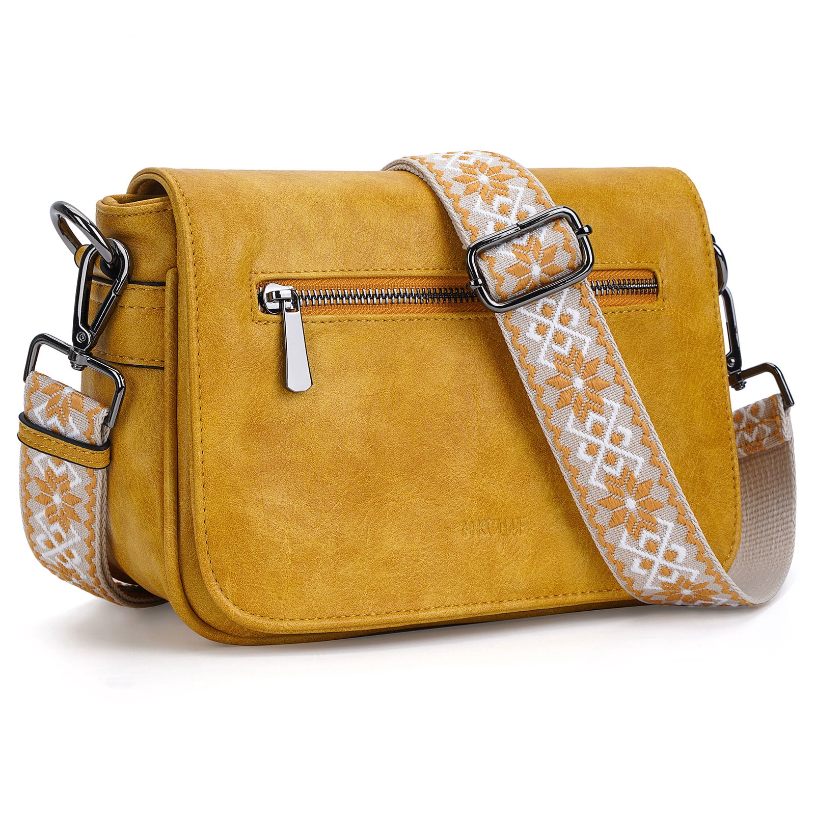 HKCLUF Small Crossbody Bag For Women Trendy Vegan Leather Crossbody Bag ...