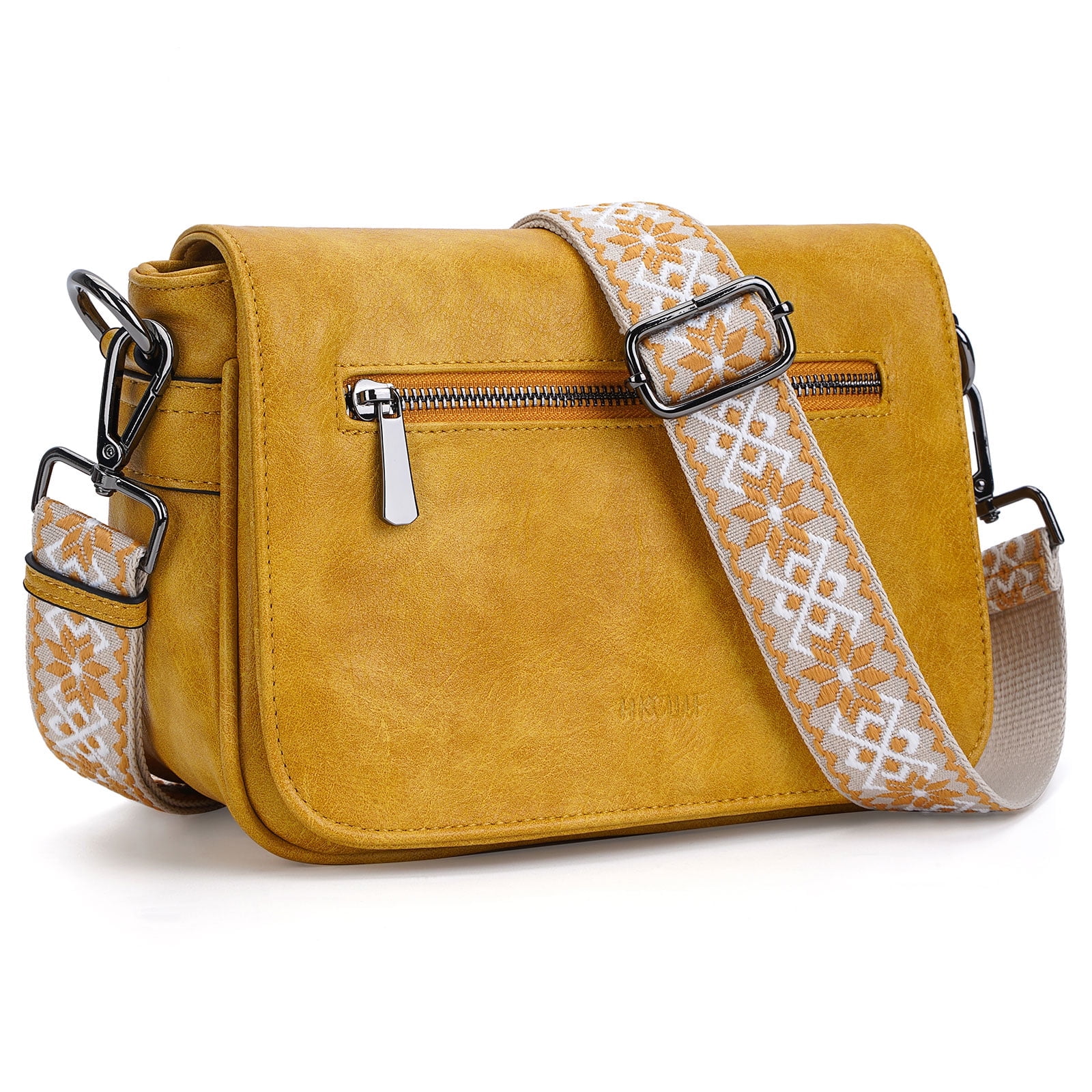 HKCLUF Small Crossbody Bag For Women Trendy Vegan Leather Crossbody Bag ...