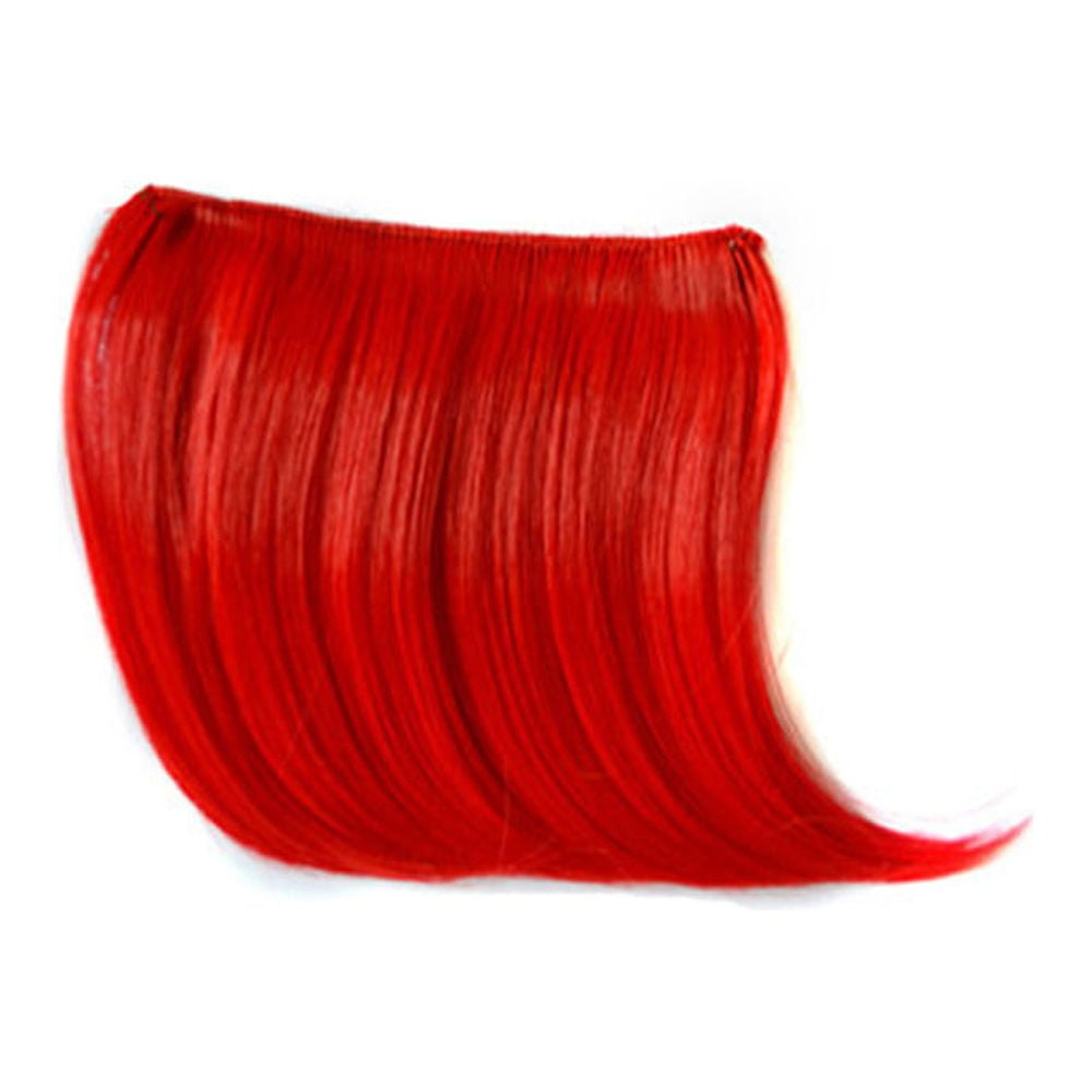 HKEJIAOI Clip in Bangs, Human Hair Bangs, Pink Fake Bangs for Women ...