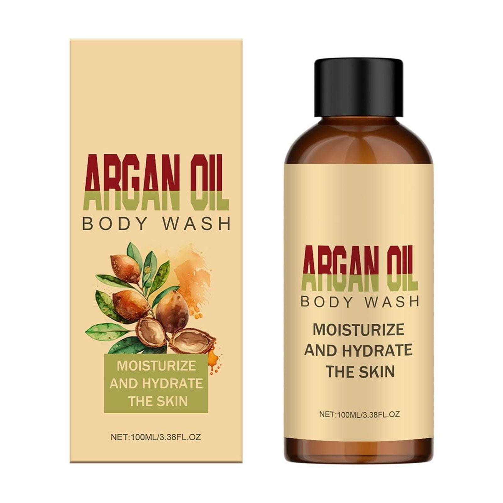 HKEJIAOI Nut Oil Moisturizing Shower Gel - Refreshing & Hydrating Body ...