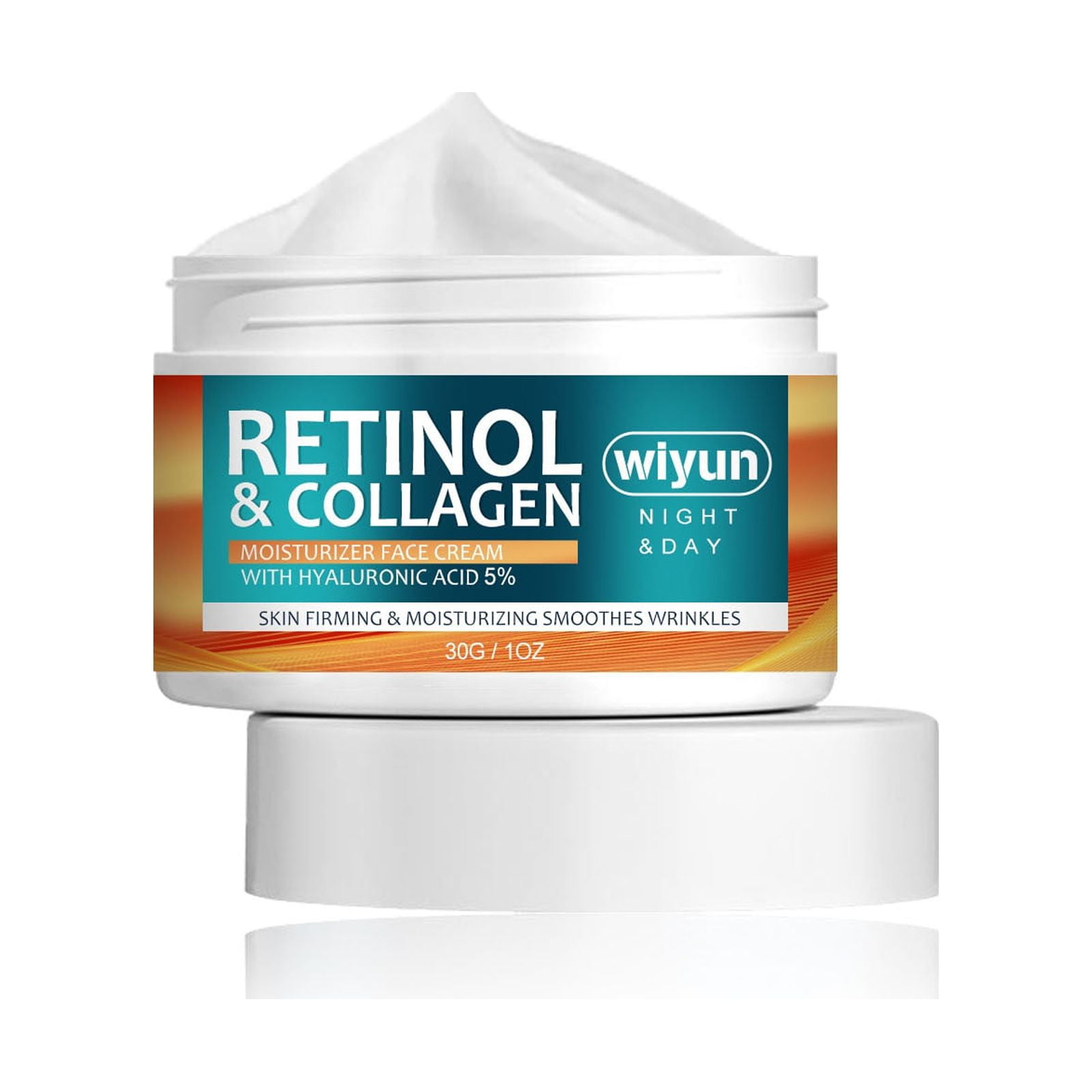 Hkejiaoi Retinol Cream For Face Facial Moisturizer With Collagen And