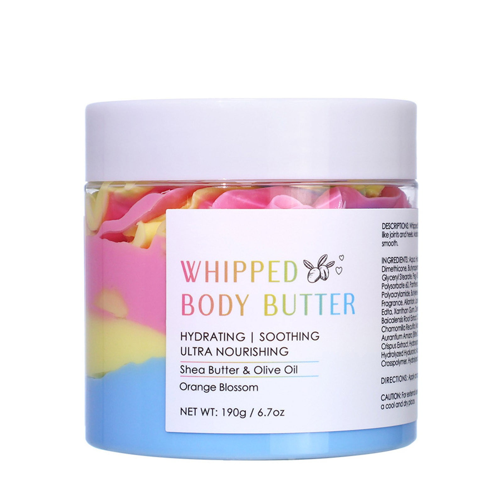 HKEJIAOI Shea Moisturizing Ice Cream Body Butter – 190g Ultra-Hydrating ...