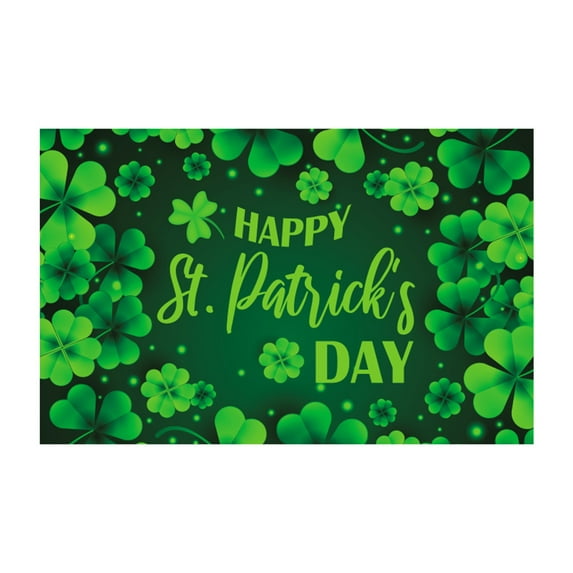 HKEJIAOI St. Patrick's Day Banner Double Sided Large Outdoor Flag with ...