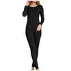 lmcalzta Thermal Underwear Fot Women Soft Long John Sets Base Layer ...