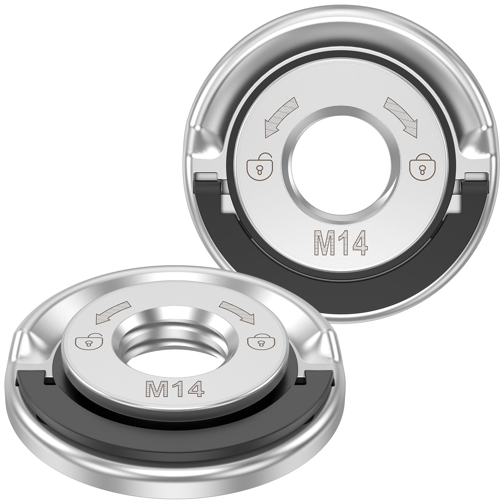 HKJUNFEI 2Pcs Angle Grinder Flange Nuts Self Locking Nut Suitable for ...