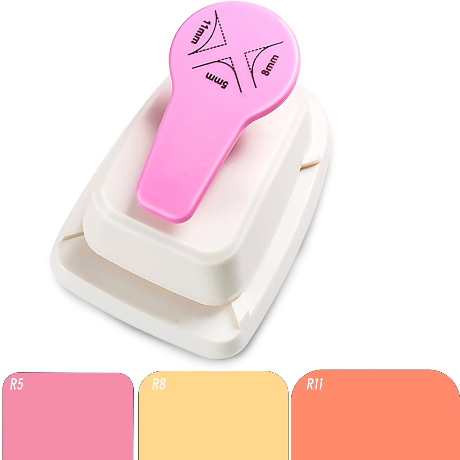 HKKYO Corner Rounder Punch, 3-in-1 Corner Punches for Paper Crafts ...