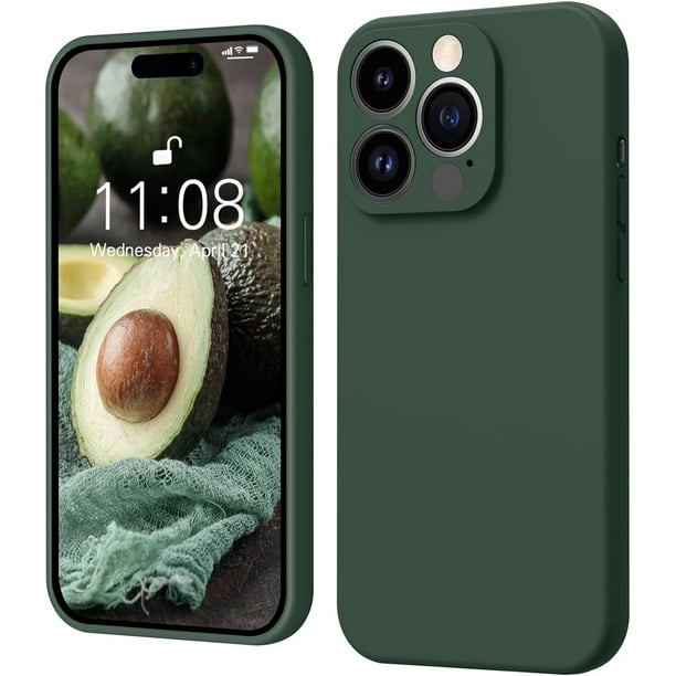 HKOO Designed for iPhone 14 Pro Case, Silicone Shockproof Slim Thin ...