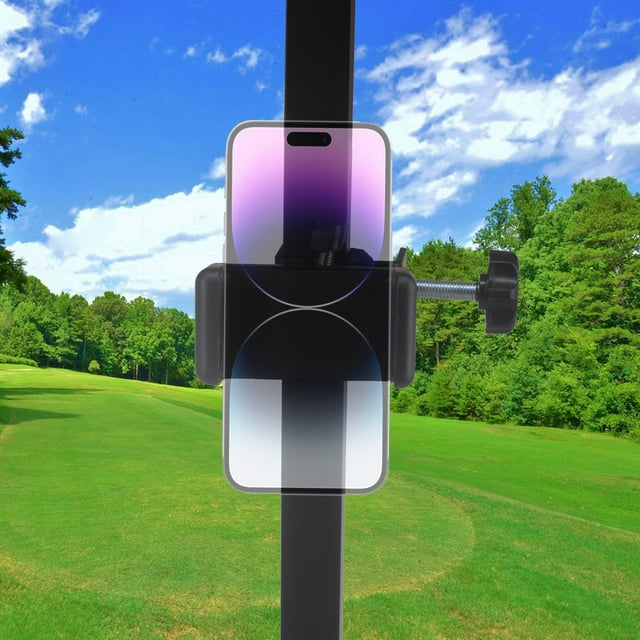 HKOO Golf Cart Phone Holder, Adjustable, No Shaking, Fits iPhone/Galaxy ...