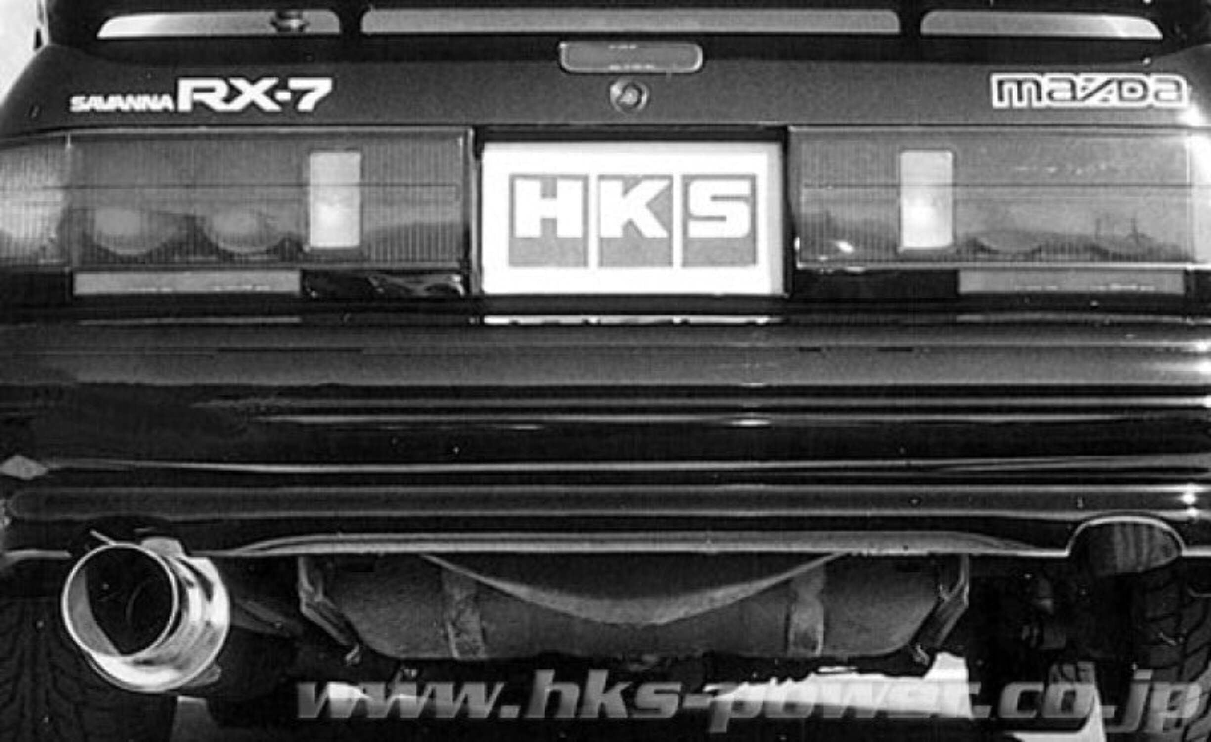 HKS Silent Hi Power Single Left Side Outlet Exhaust for 86-91 Mazda RX7 ...