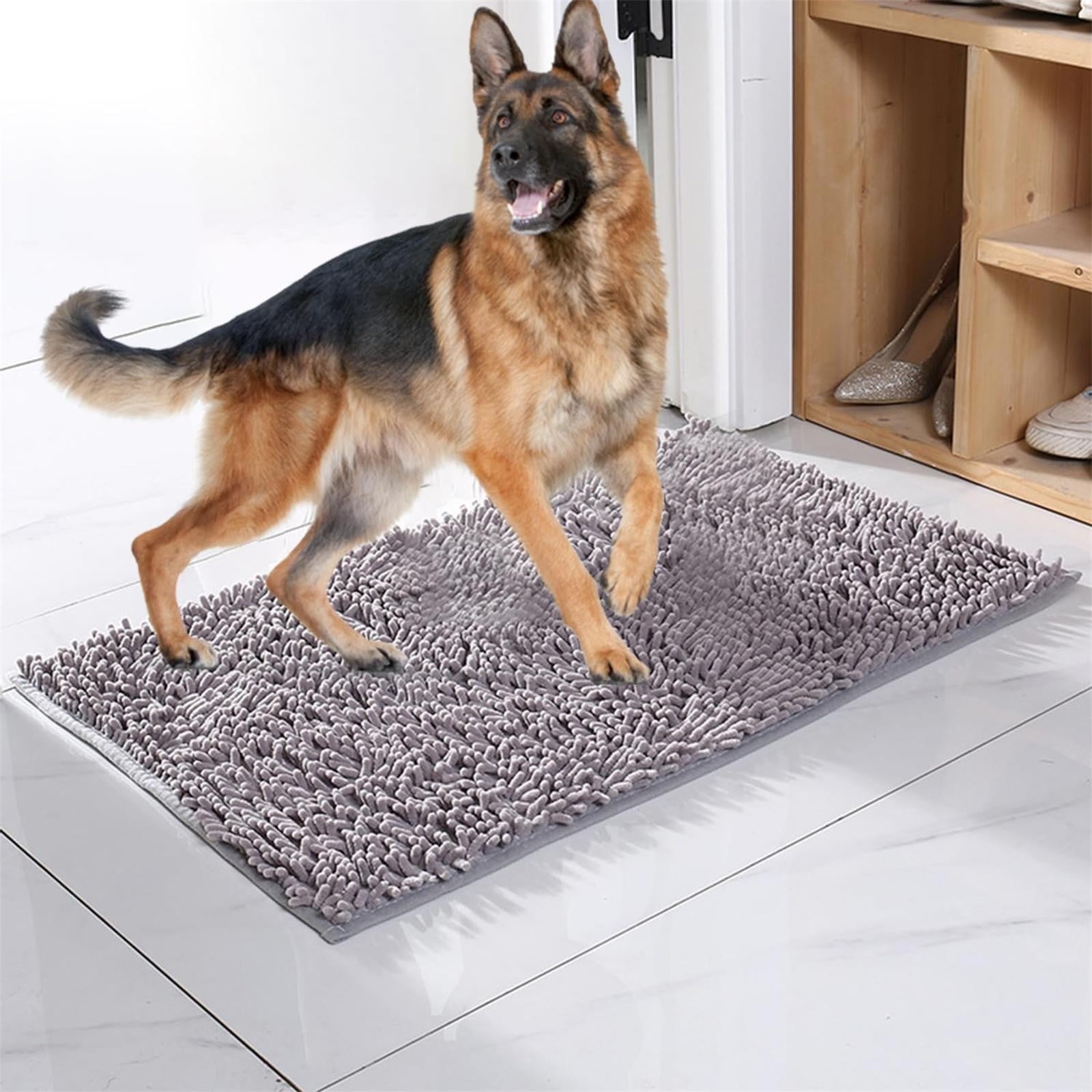 HKUKY Dirt Trapper Door Mat, Dog Door Mat for Muddy Paws, Super ...