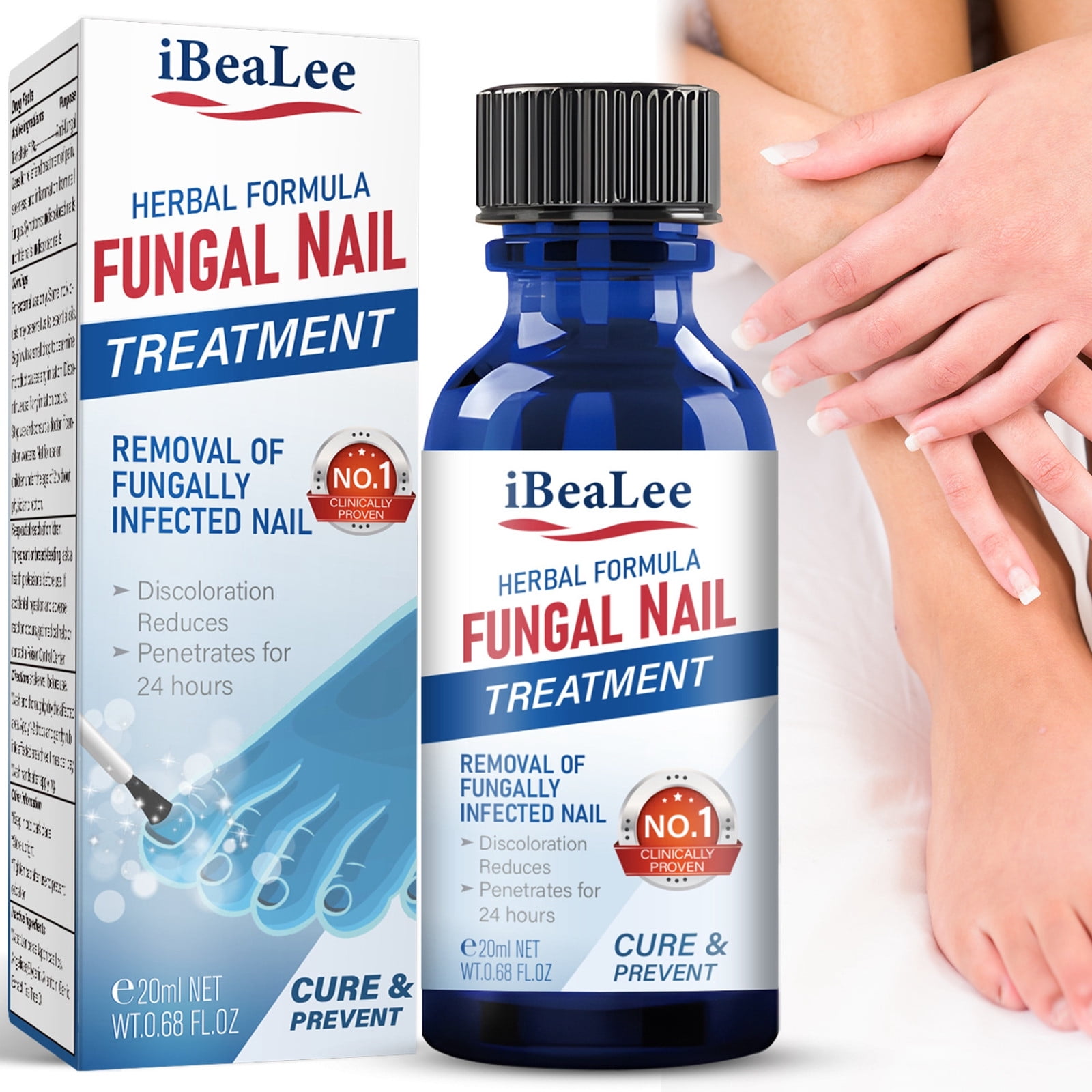 HKUKY Herbal Formula Fungal Nail Treatment, Removal of Fungally ...