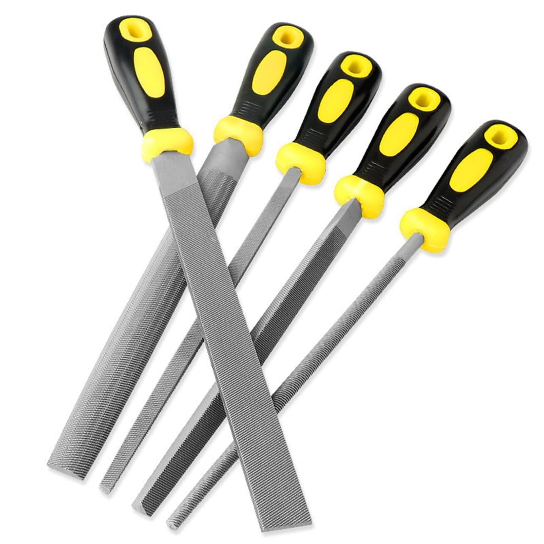 HKUKY Metal File 10" High Carbon Hardened Steel Cut Hand Rasp with ...