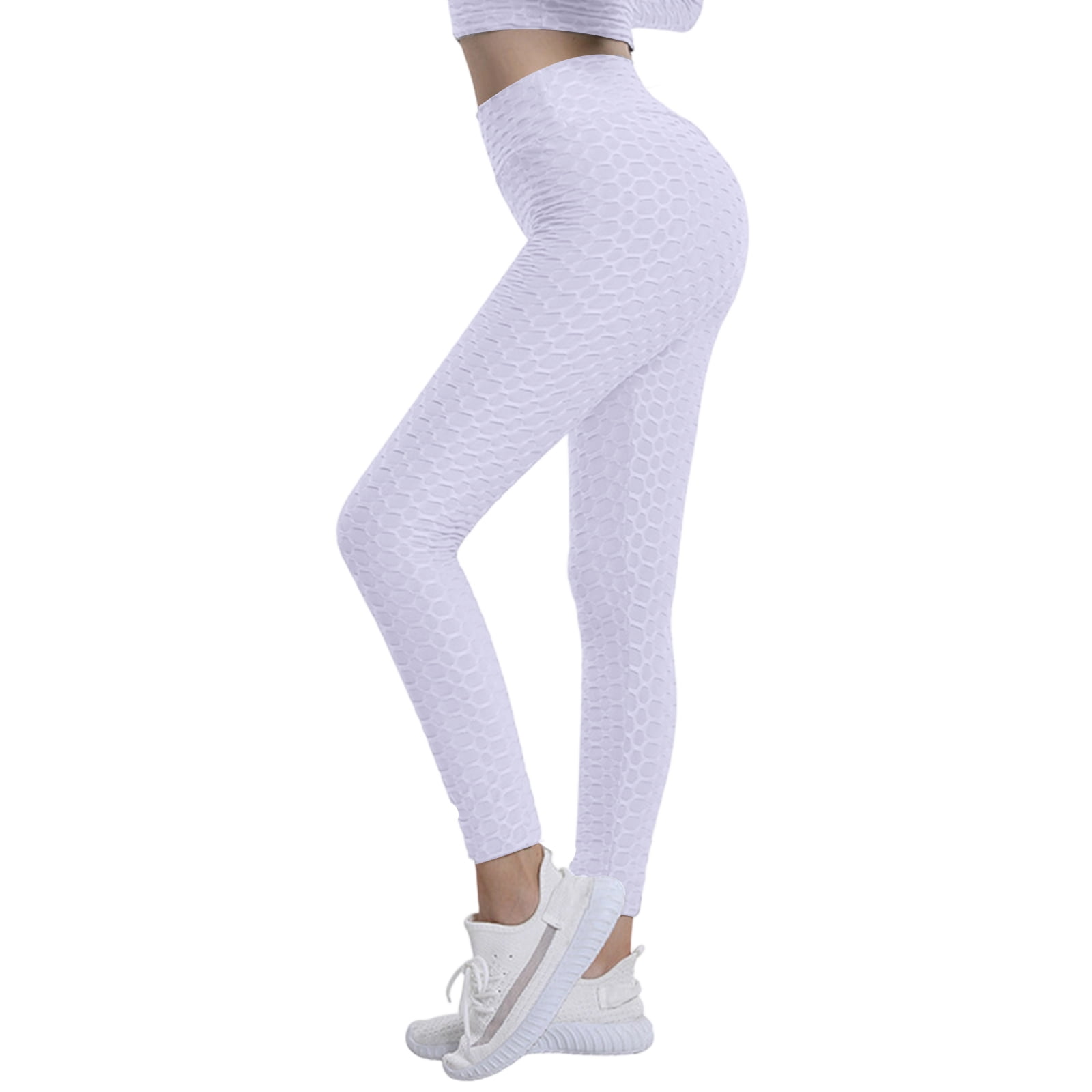 HKYNLAG High Waisted Leggings for Women Tummy Control Yoga Pants Basic ...
