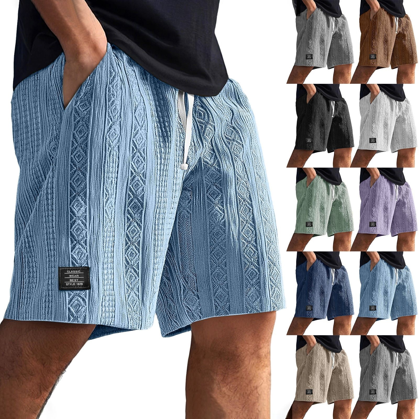 HKYNLAG Pacificozy Men's Shorts, 2025 Trendy Plus Size Casual Corduroy ...