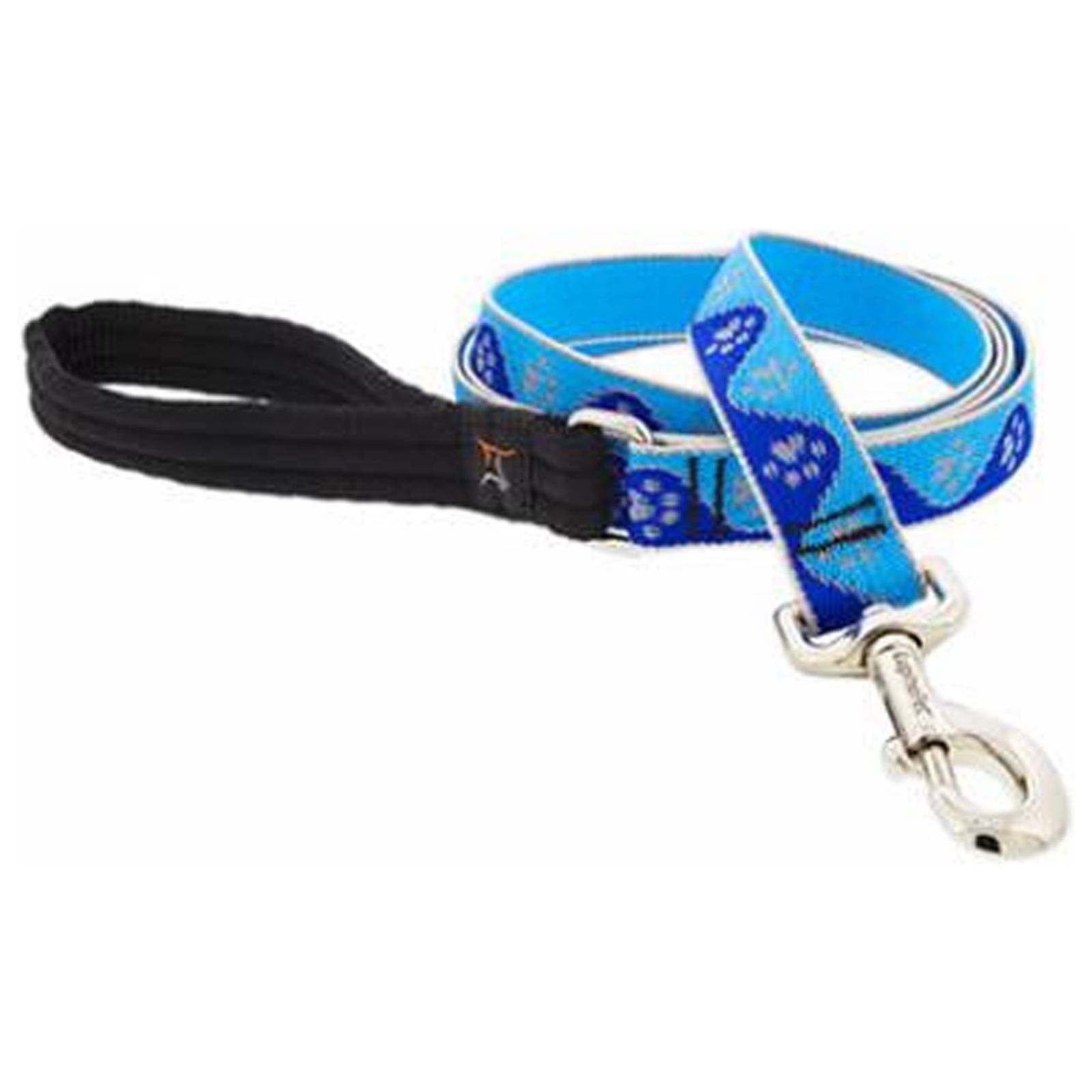HL 1in Blue Paws 6ft Dog Leash - Walmart.com