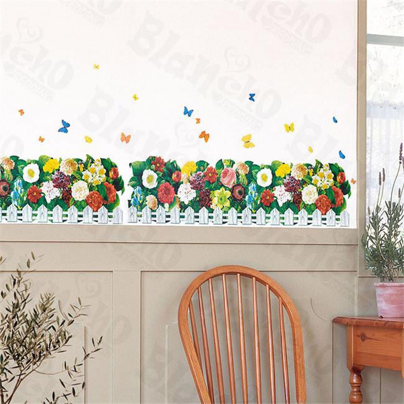 HL-6820 Flourish Fence - X-Large Wall Decals Stickers Appliques Home ...