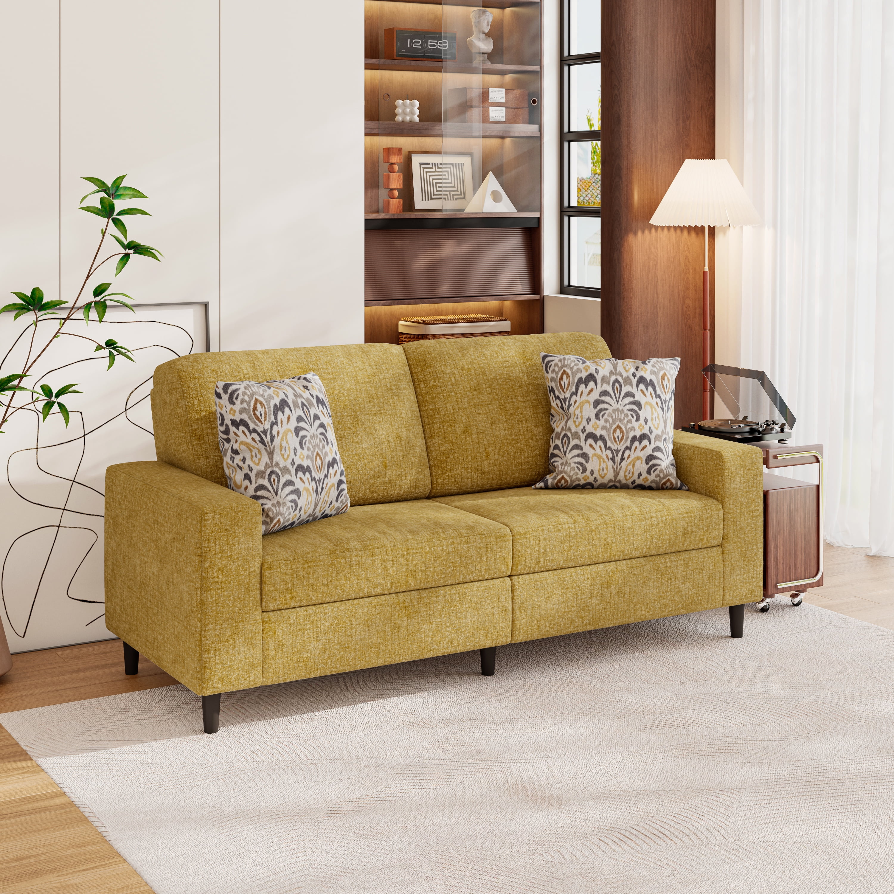 Mustard colour sofa set store