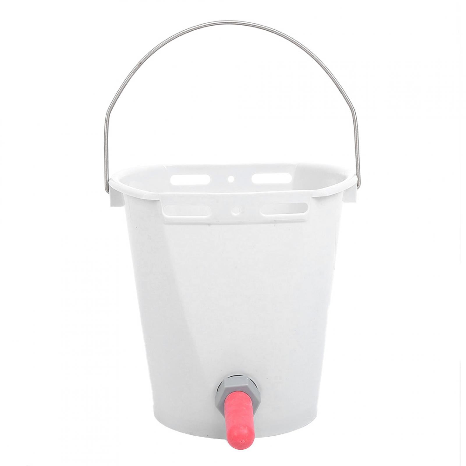 HL MP70 White Plastic Multiple Nipples Lamb Calf Milk Feed Bucket for ...
