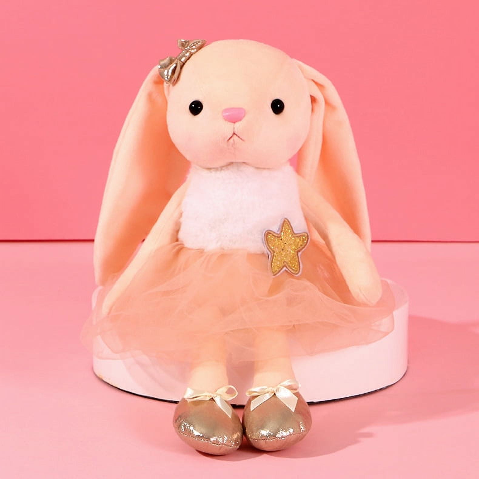 HL New Rabbit Plush Toy Stuffed Rabbit Ballerina Doll with Soft Dress ...